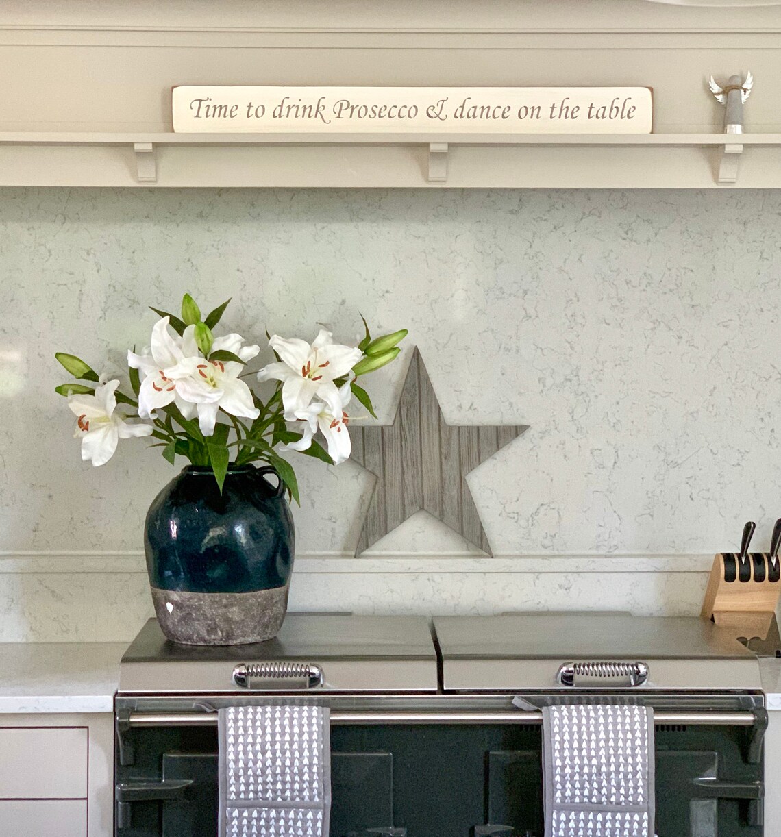 Grey Wall Star Grey - Etsy UK