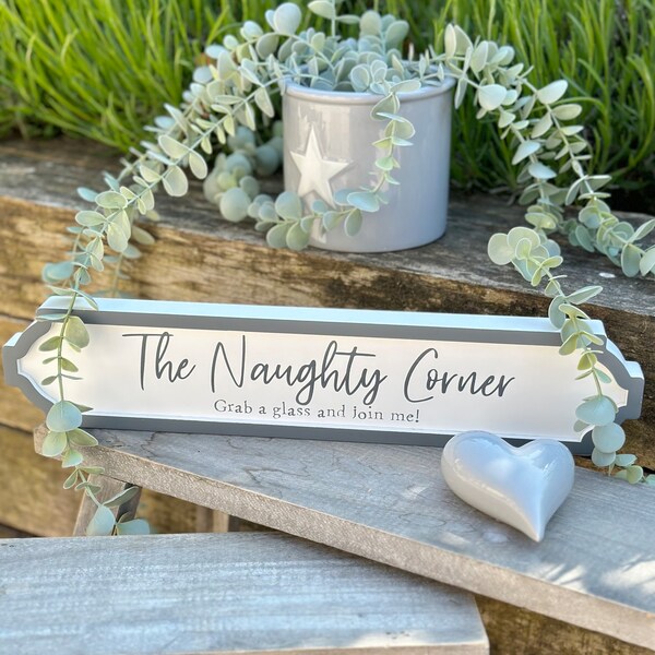 The Naughty Corner Sign - Etsy UK