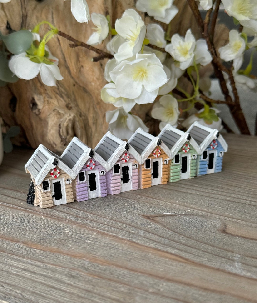 Mini Beach Huts Block - Etsy