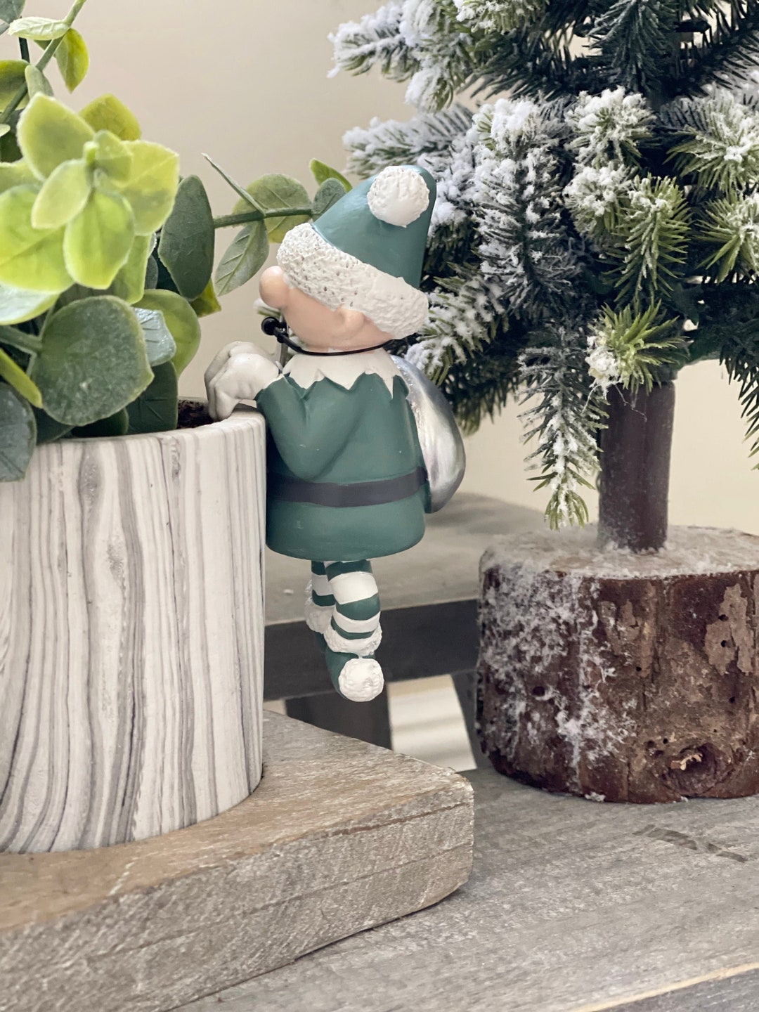 Festive Elf Pot Hanger - Etsy