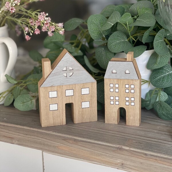 Wooden Houses - Etsy