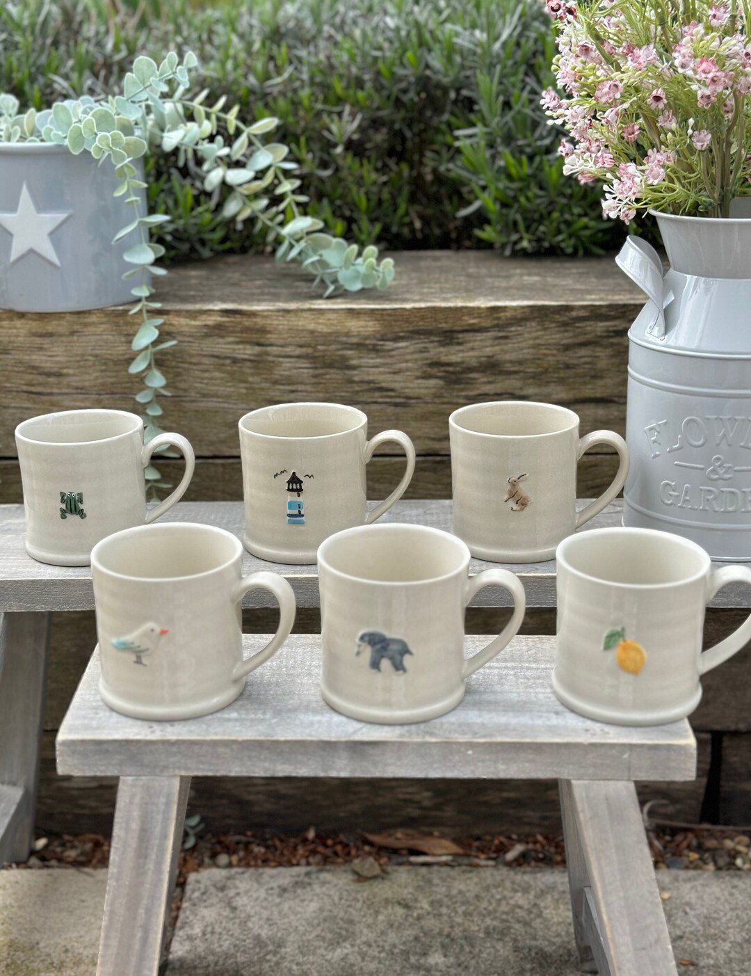 Gisela Graham Embossed Mini Animal Mugs Selection 4 - Etsy UK