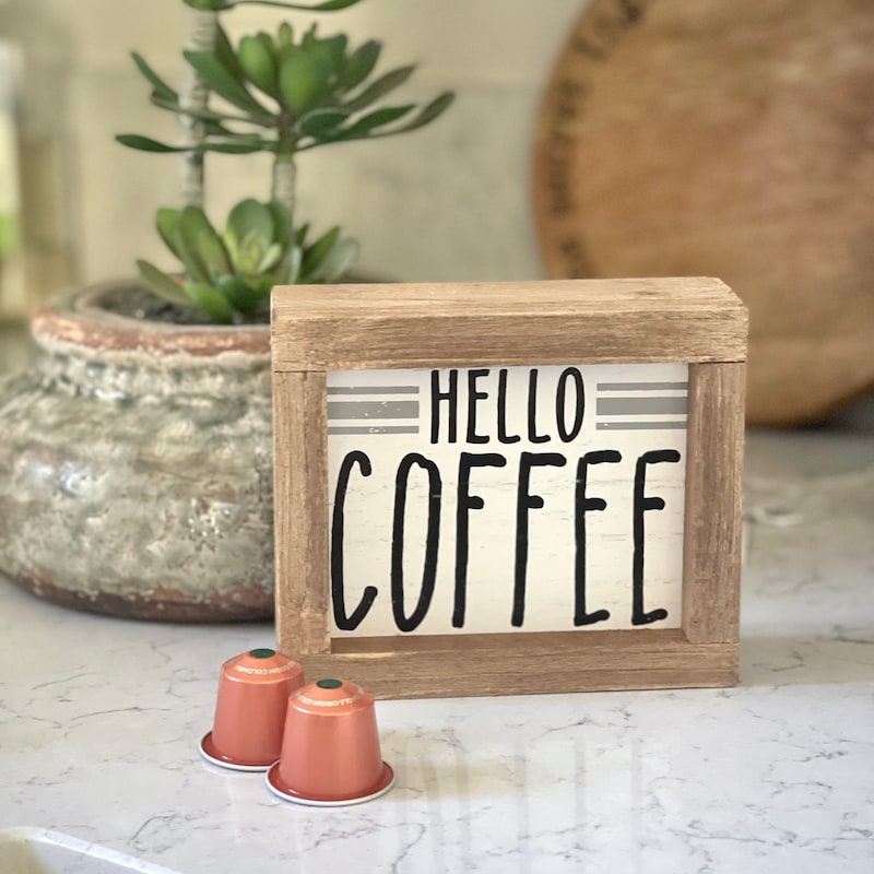 Hello Coffee - Etsy