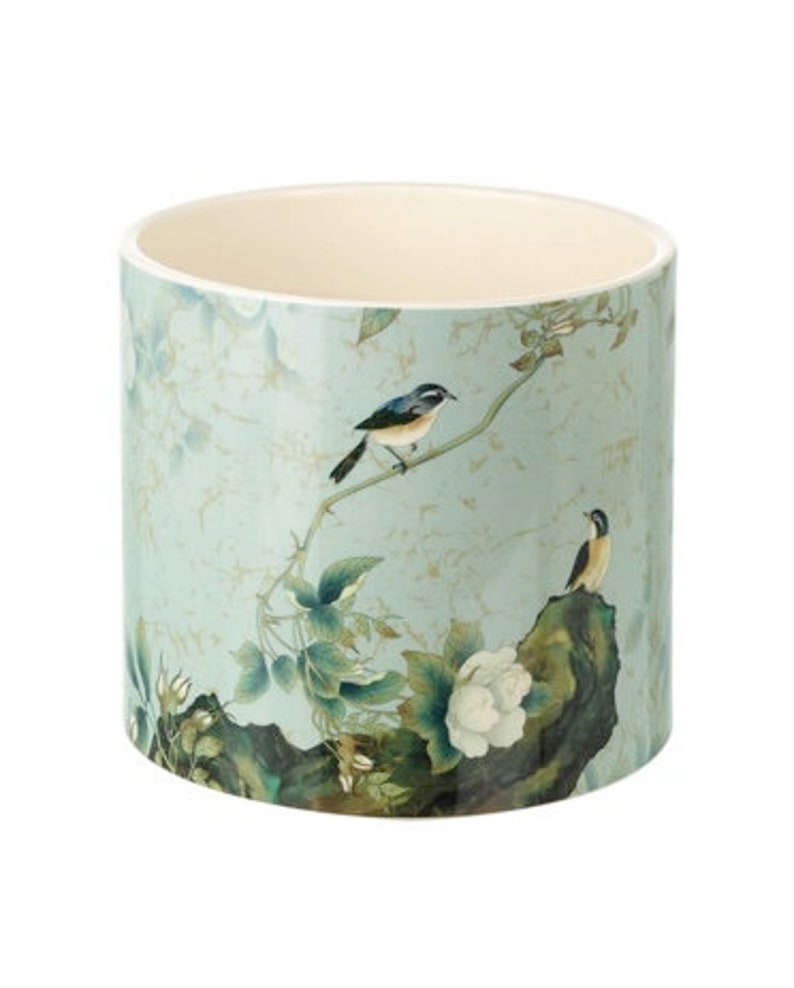 Parlane Ceramic Roses Planter Eau De Nil - Etsy