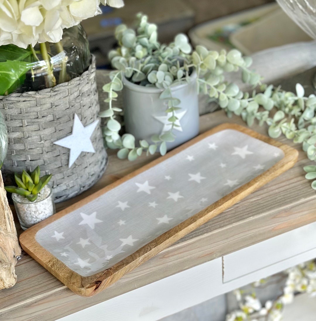 Mango Wood Star Tray - Etsy
