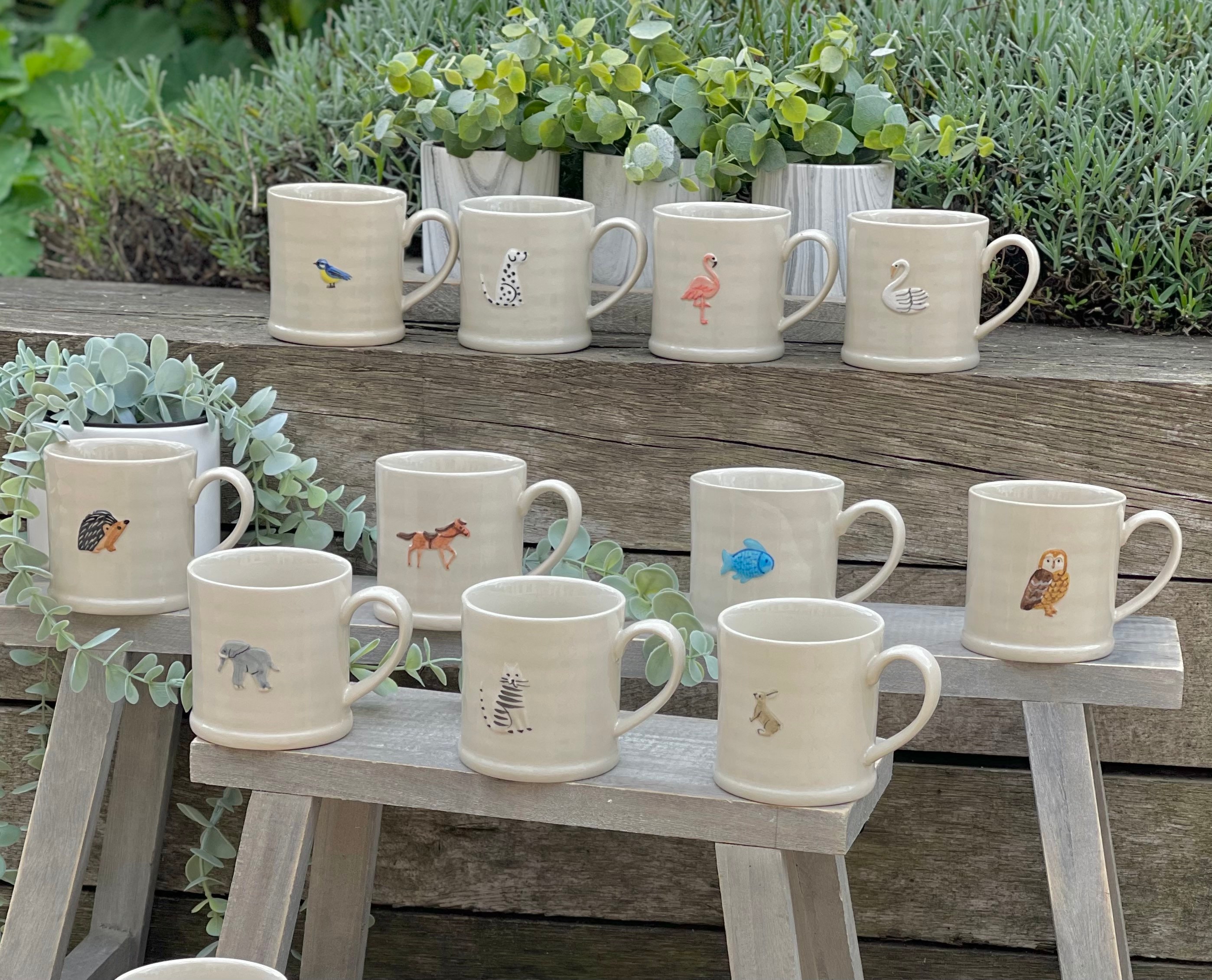 Gisela Graham Embossed Mini Mugs Selection - Etsy UK