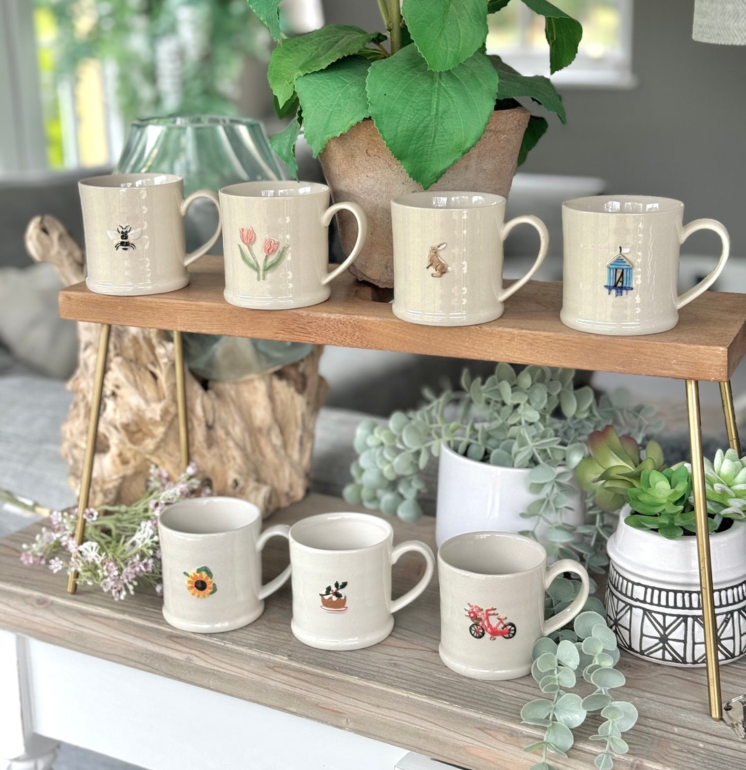 Embossed Mini Mugs Selection - Etsy