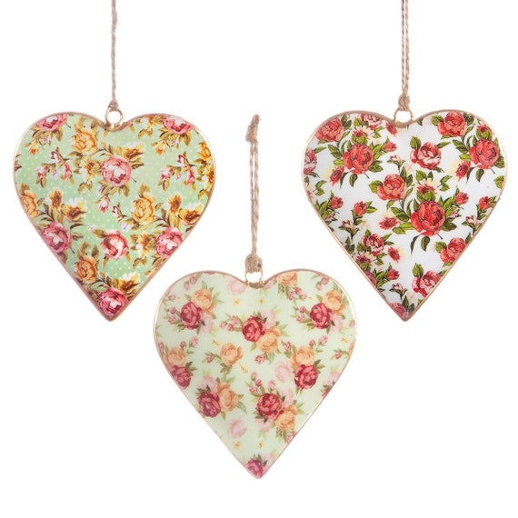3D Large Floral Heart Decoration - Etsy