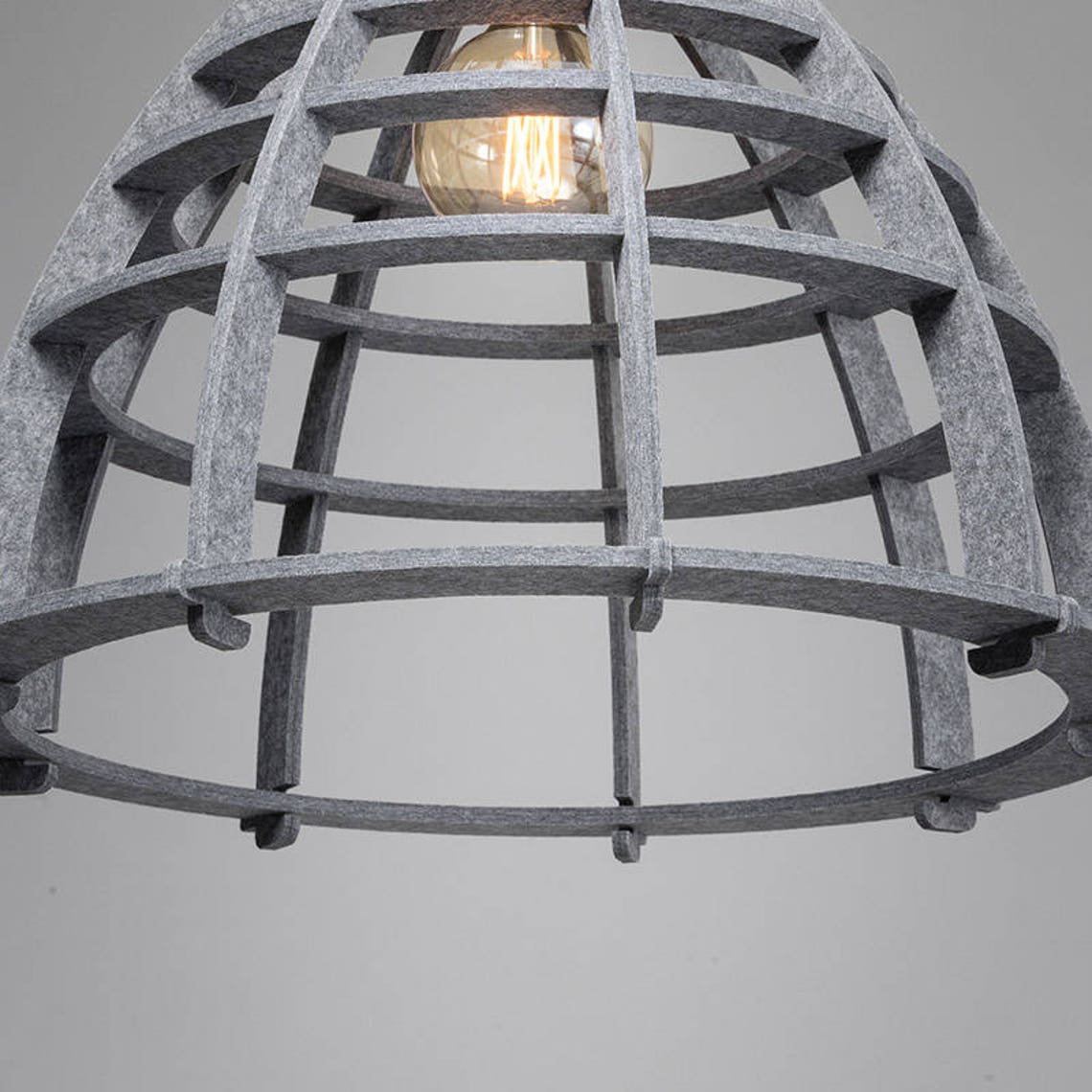 No.19xl Pendant Lamp in PET Felt - Dutch Design Lighting - Industrial ...