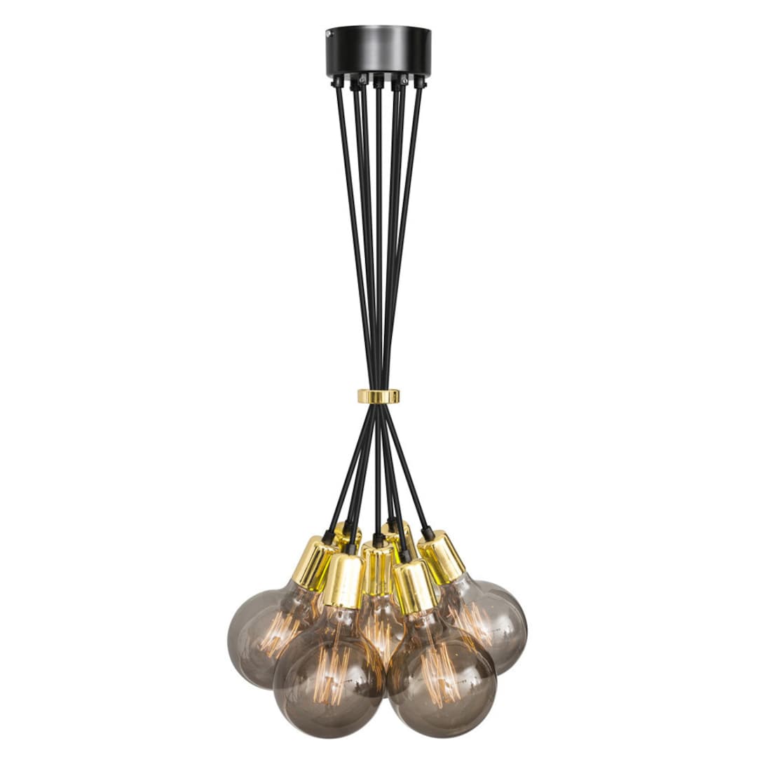 No.3 Hanging Lamp Bundle 7 Lights Gold - Etsy
