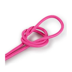 Bright Pink Textile Cord - Etsy