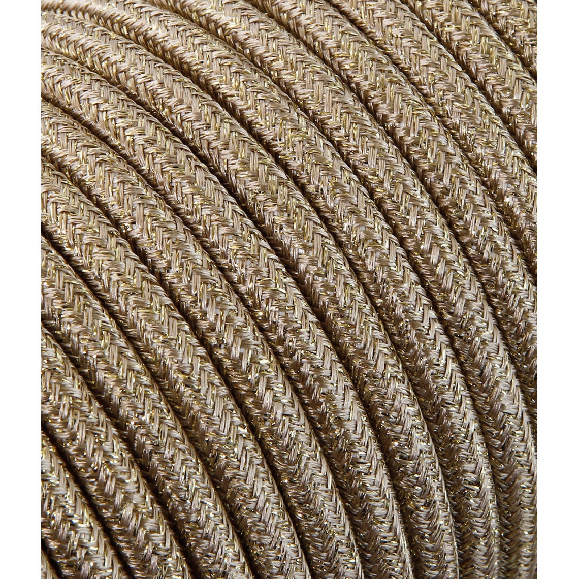 Sparkling Gold Textile Cord - Etsy