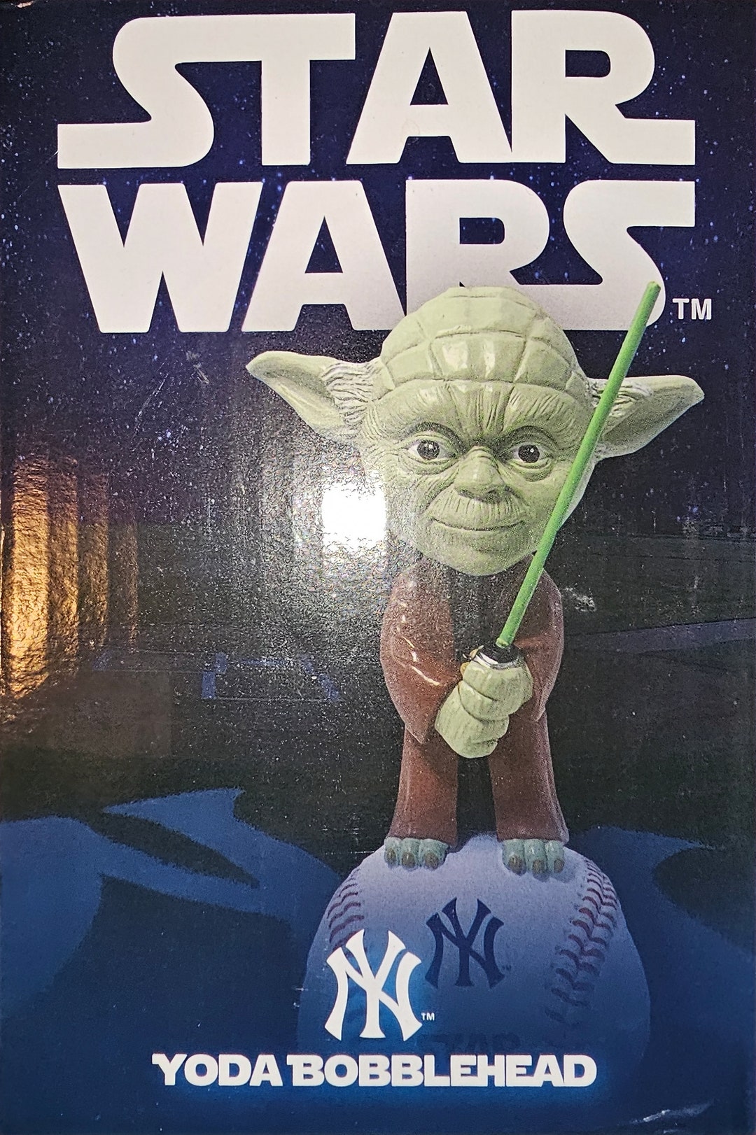 Star Wars Yoda Yankees Bobblehead Ltd Edition - Etsy