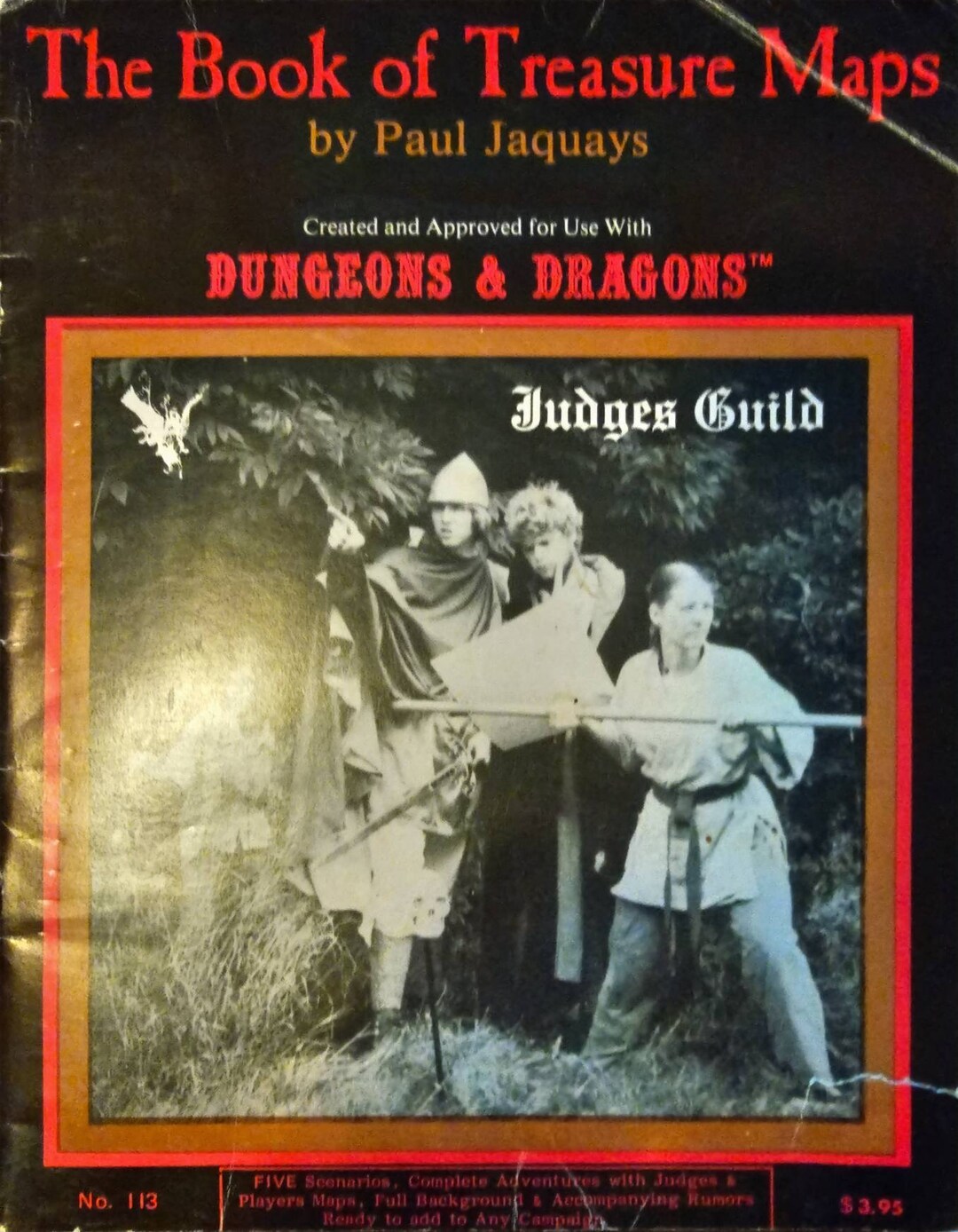 Dungeons & Dragons Judges Guild the Book of Treasure Maps 1979 - Etsy