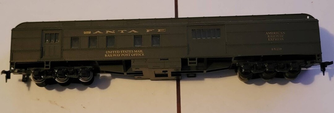 Santa Fe United States Mail Railway Post Office Car HO HTF - Etsy