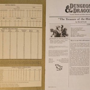 Dungeons & Dragons Combat Shield and Mini-adventure - Etsy