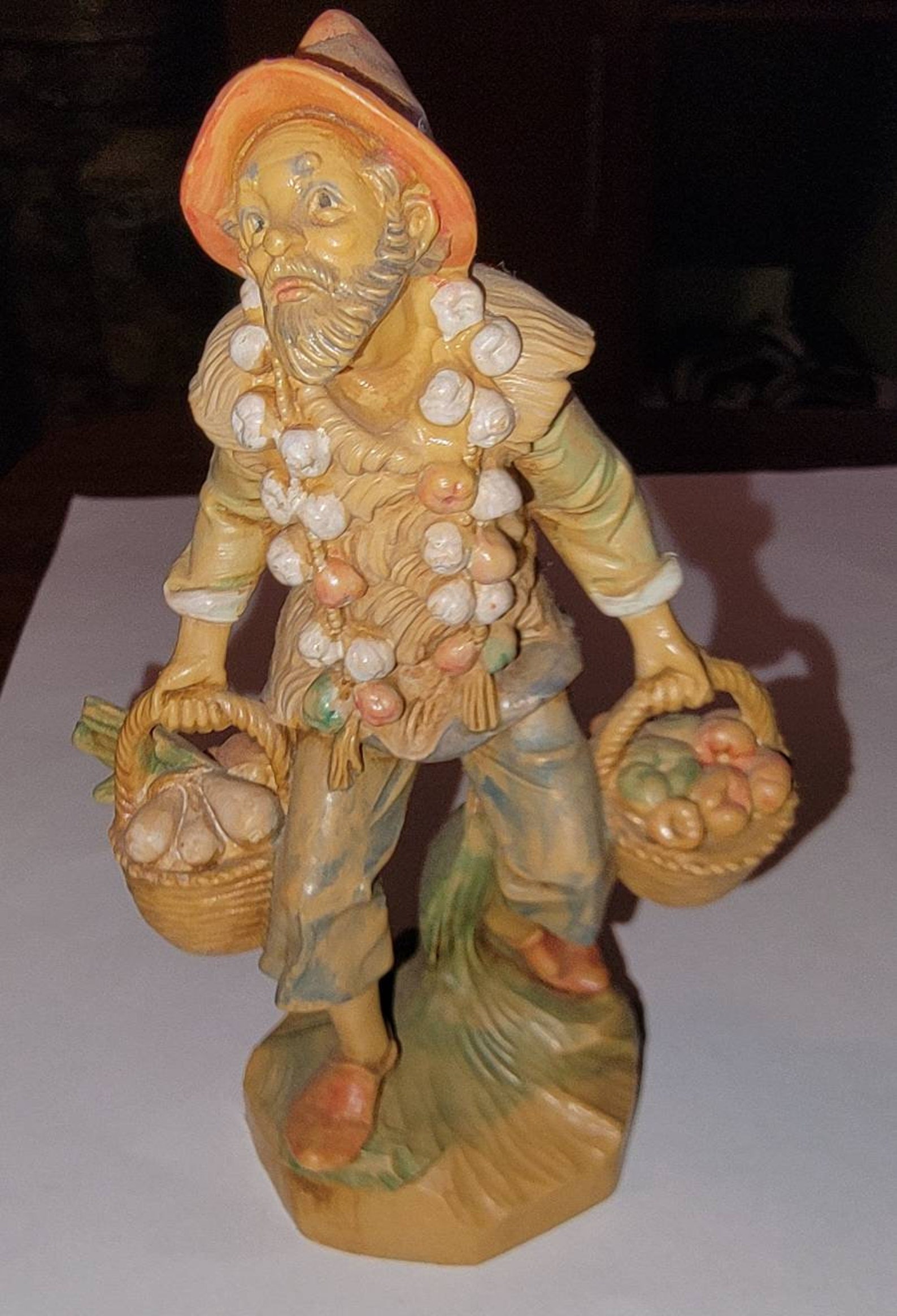 Fontanini Farmer With Fruit and Vegetables - Etsy