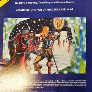 Dungeons & Dragons Beyond the Crystal Cave - Etsy