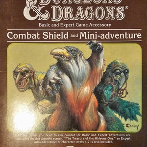 Dungeons & Dragons Combat Shield and Mini-adventure - Etsy