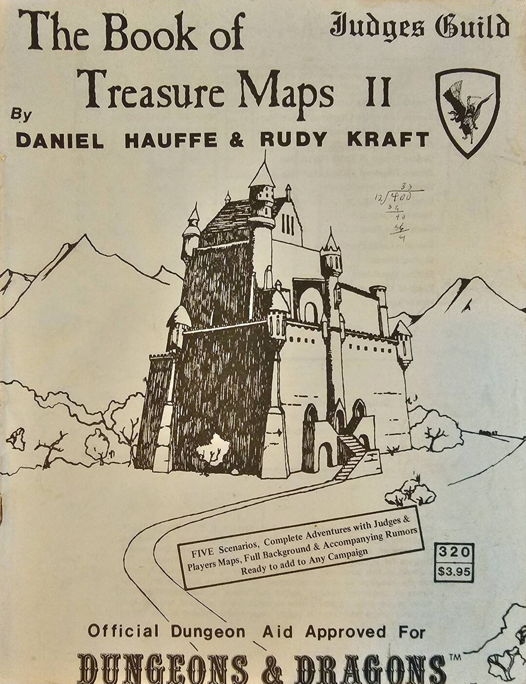 Dungeons & Dragons Judges Guild the Book of Treasure Maps 2 1980 - Etsy