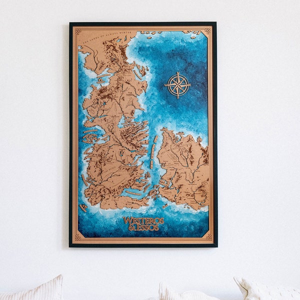 Westeros Map - Etsy