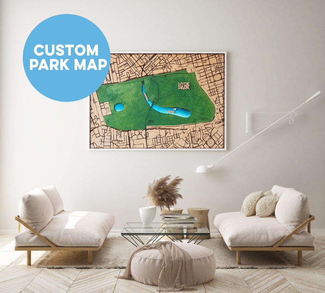 London Map Wood, Map of London, City Map Art, Street Names London Print ...