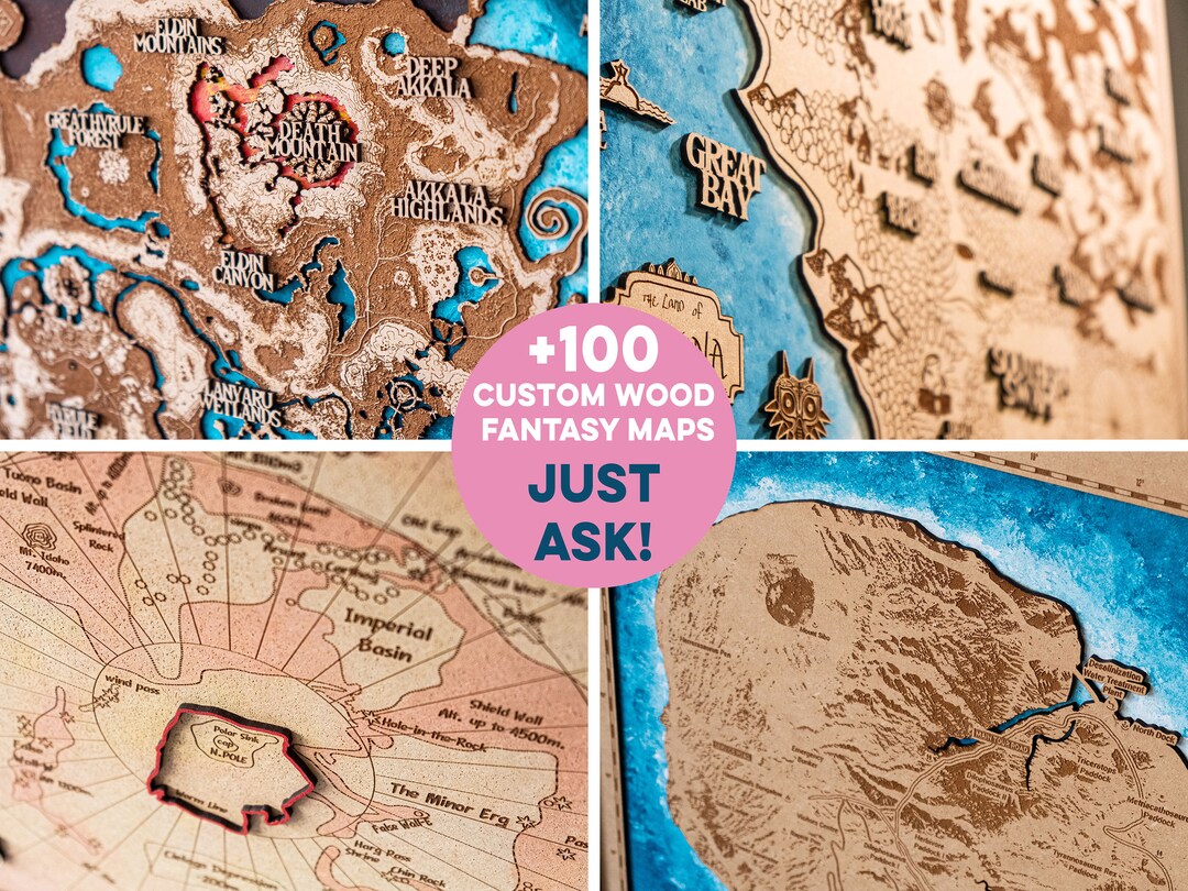 Dnd Campaign Map. Fantasy Wood Maps. We Create Your Favorite Fantasy ...