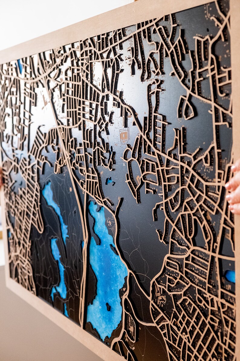 Push Pin Map. Wooden World Map. Wood Map. Wooden Map. Laser - Etsy