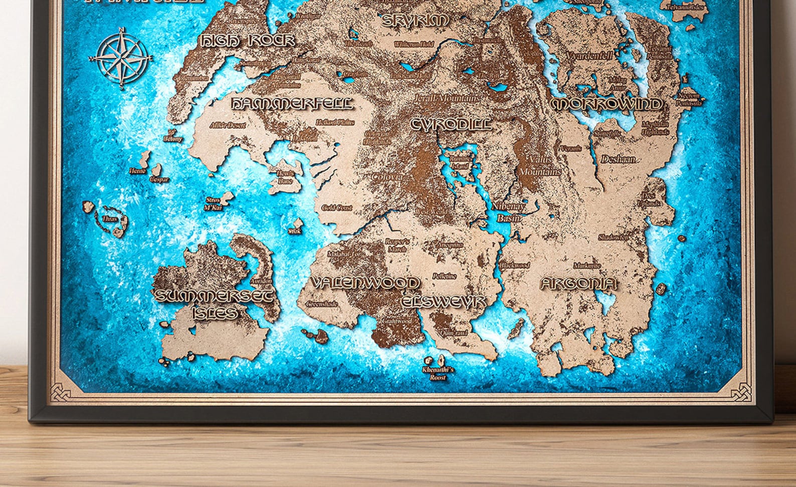 Fantasy Wood Maps. We Create Your Favorite Fantasy Map in - Etsy