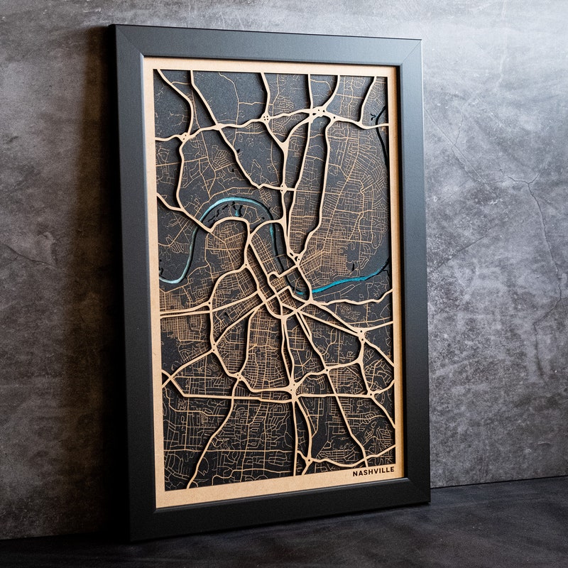 Wooden Map - Etsy