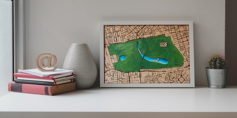 London Map Wood, Map of London, City Map Art, Street Names London Print ...