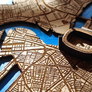 3D Wood Soccer Stadium Map, Laser Cut Wall Art - Etsy