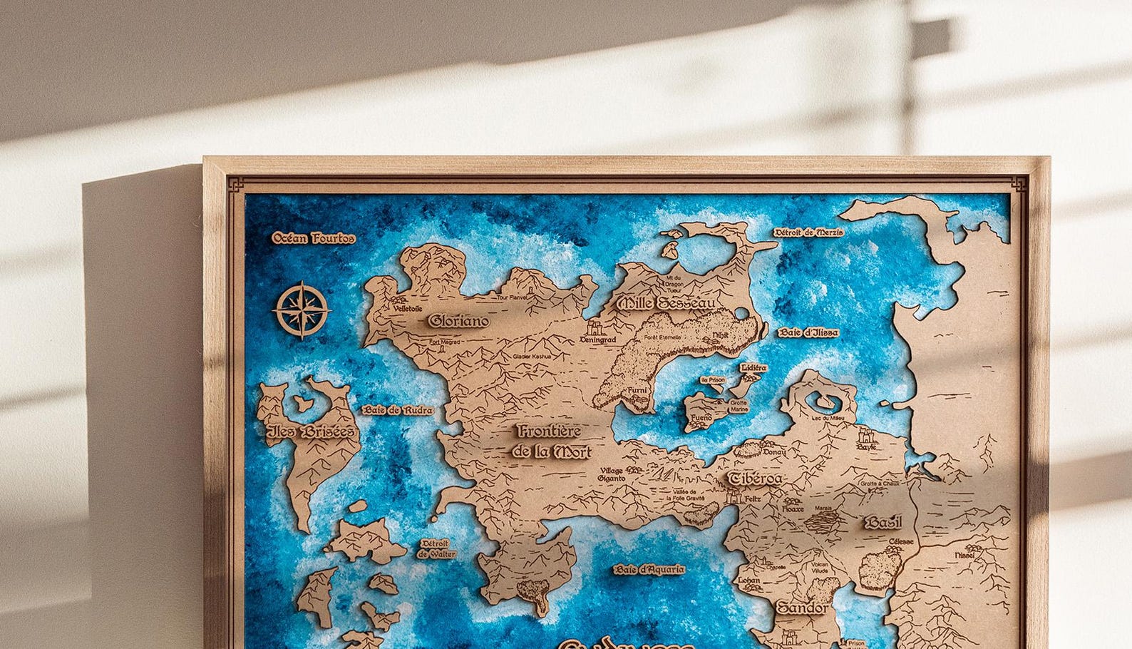 Skyrim Map, Tamriel Map, Map of Skyrim, Skyrim Map Poster, Elder ...