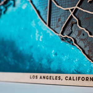 Personalize Gift. Custom River Map. Woodcut Map. Wood Map. Laser ...