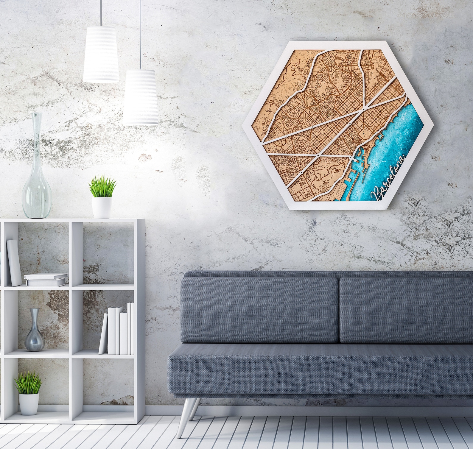 3D Multilayer City Map 3D City Wood Map 5th Anniversary | Etsy