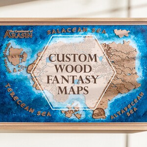 Custom Fantasy Map | Fantasy Style Map | Custom World | Worldbuilding ...