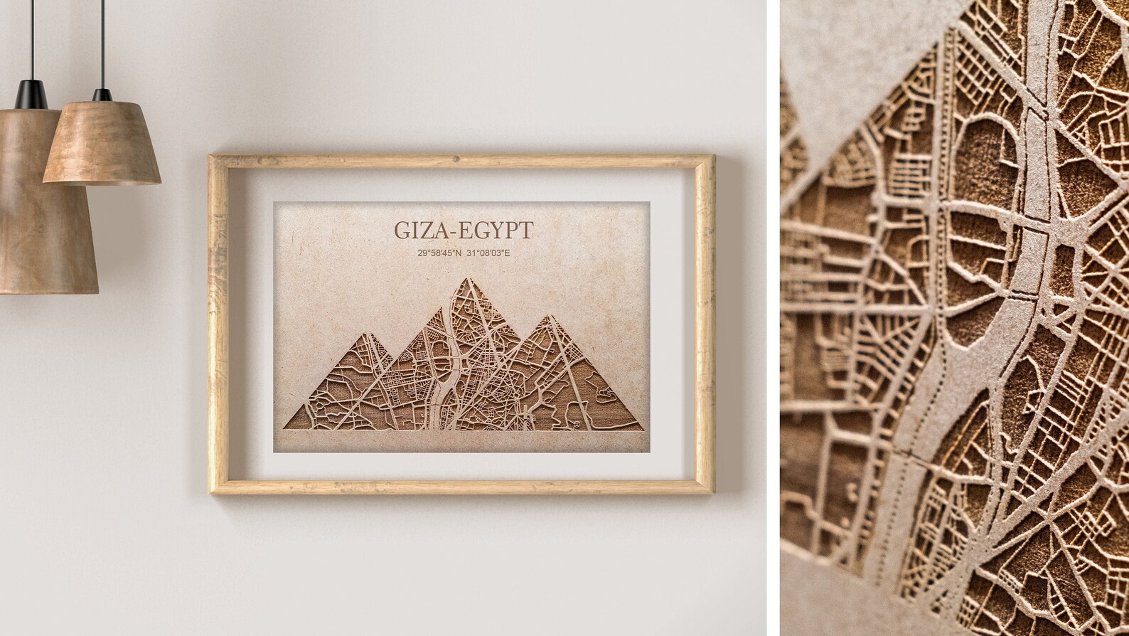 Engraved and Personalized Map. Monument City Custom Map. - Etsy