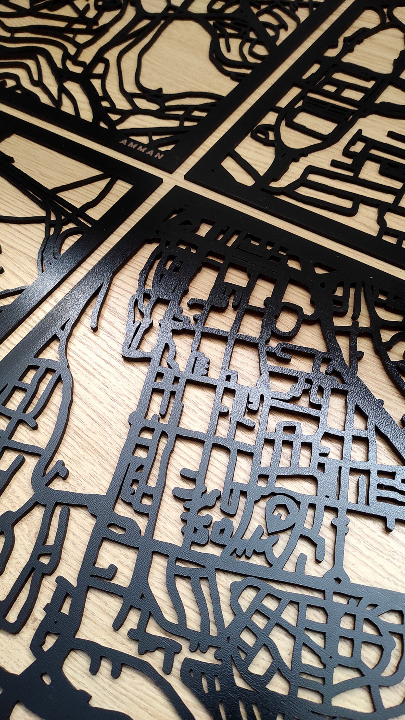 Laser Cut Map Custom Wood Map Laser Map Wood Engraving.. | Etsy Canada