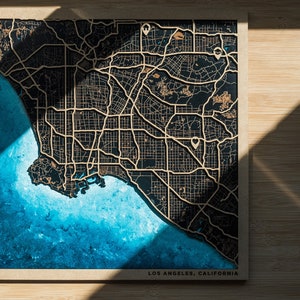 Personalize Gift. Custom River Map. Woodcut Map. Wood Map. Laser ...