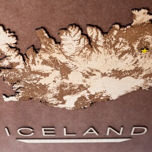 Custom Map of Any Country With Pins. 3d Laser Map of a Personalized ...
