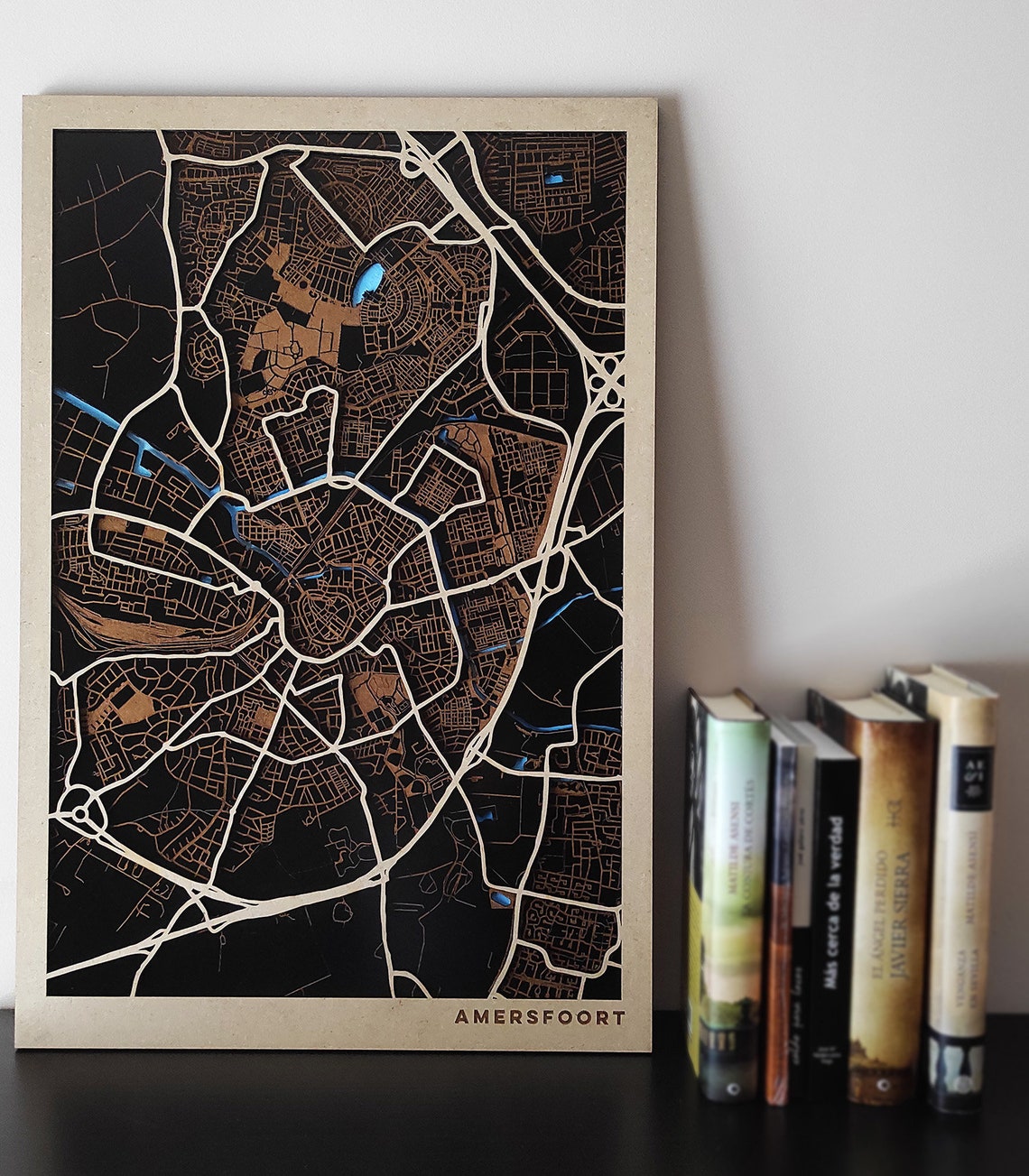 Multi-layer Laser Cut Wooden City Map Layer State 3D Map | Etsy