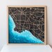 Personalize Gift. Custom River Map. Woodcut Map. Wood Map. Laser ...