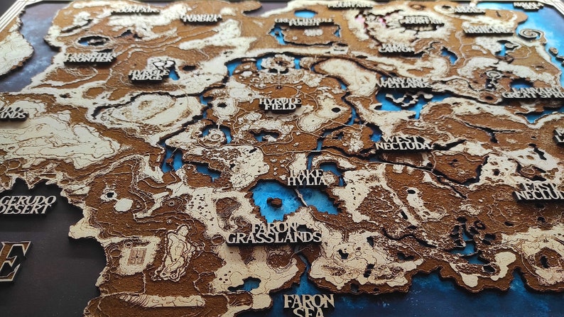 Fantasy Wood Maps. We Create Your Favorite Fantasy Map in - Etsy