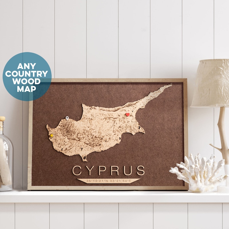Cut Map - Etsy