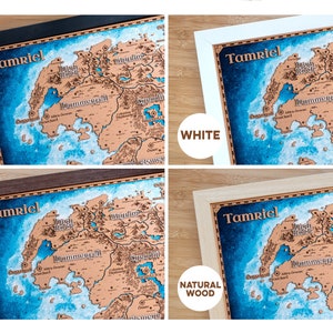 Imperial Realm 3D Wood Map, Tamriel Wood Map, Gift for Him, Tamriel Map ...