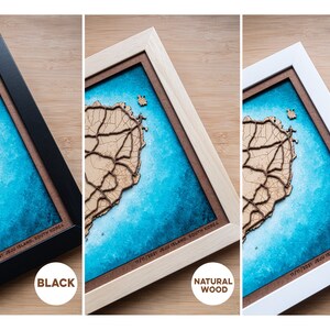 Custom Island Map, Wood Map, Island Map, Beach House Decor ...