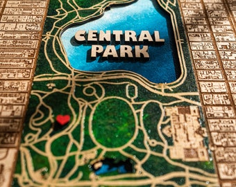 Central Park Map Printable, NYC Map Poster, Central Park Wall Art ...