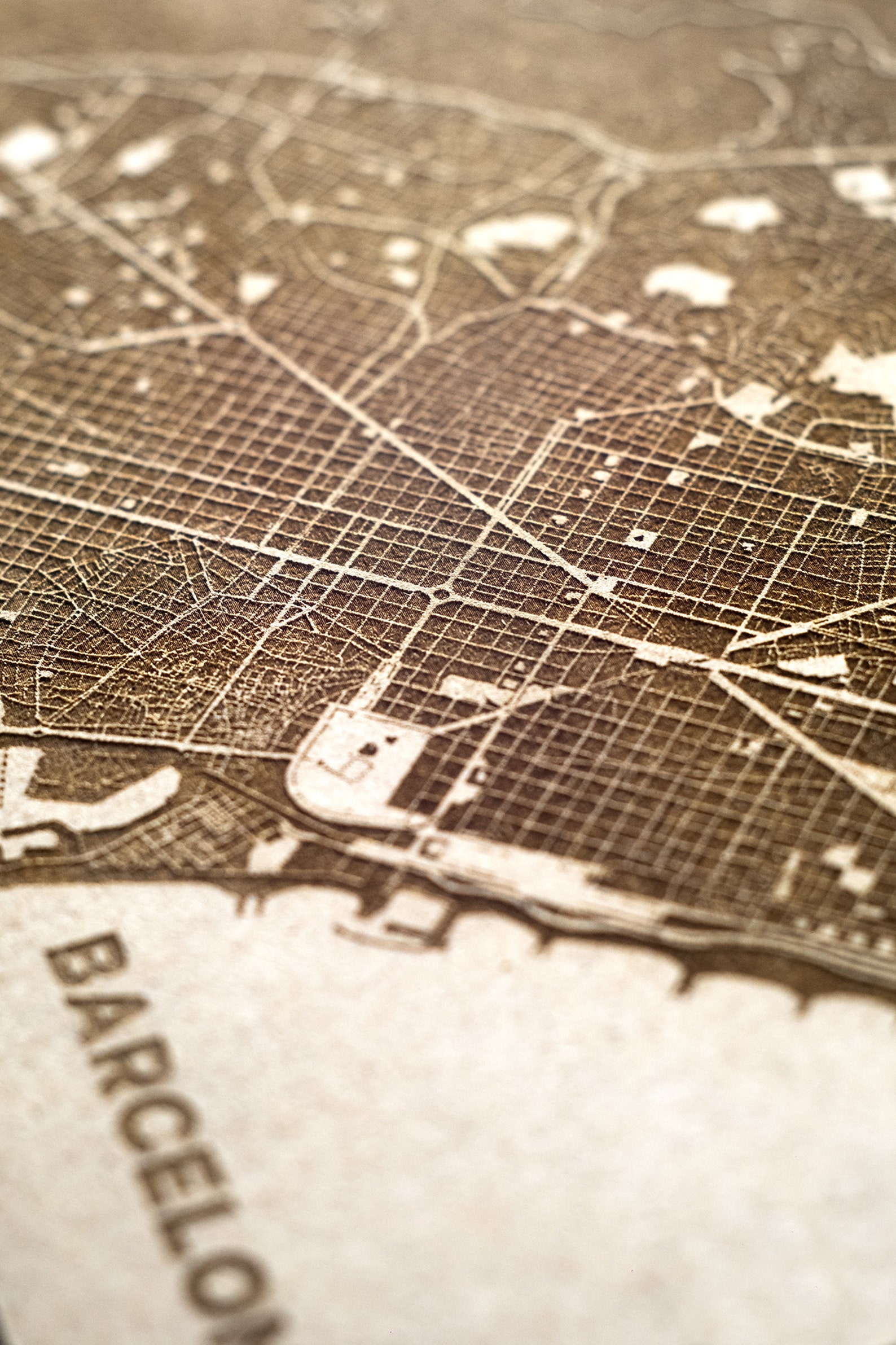 Woodcut Map of Any City Personalized With a Location Icon. - Etsy