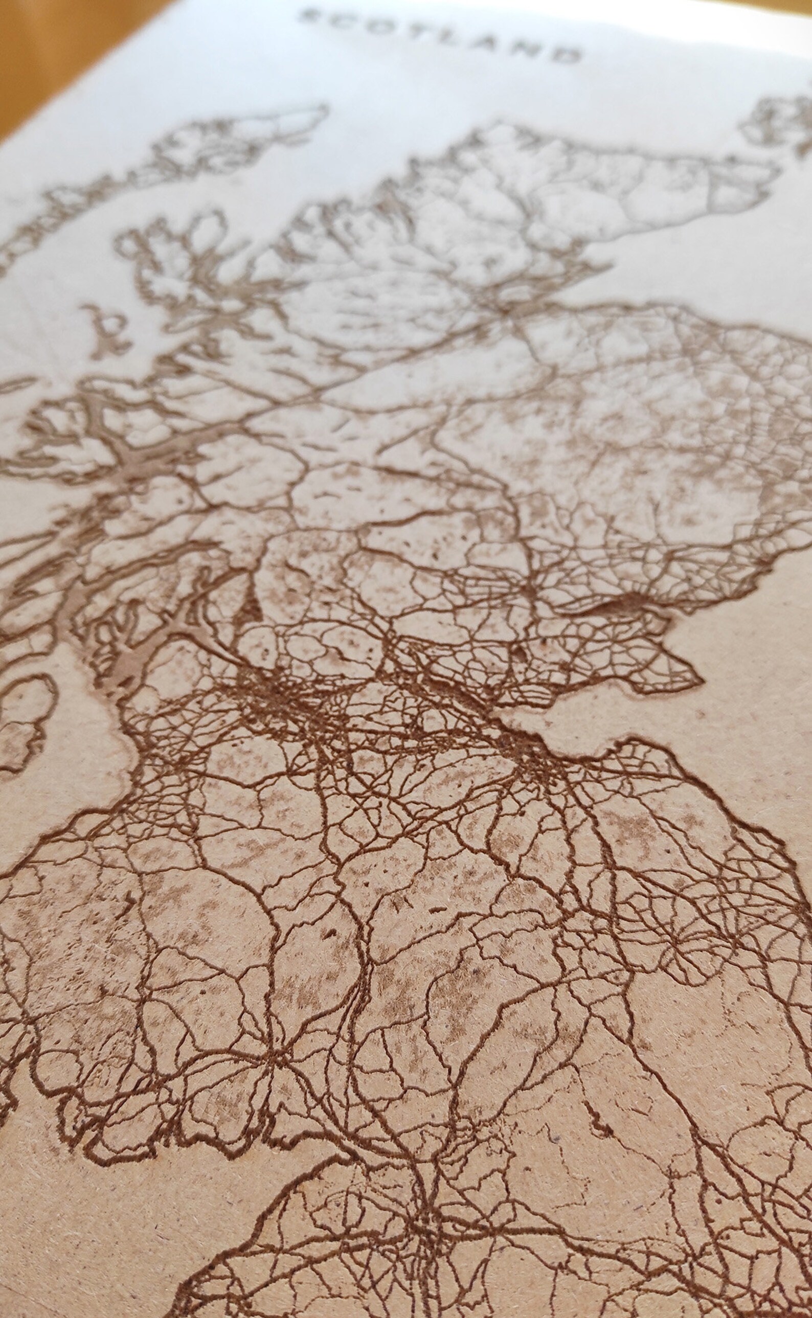 Map of Scotland. Country Map. World Map. Wood Art. Engraved - Etsy