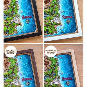 Zelda Wood Map, Zelda Map, Hyrule Decor, Custom, Breath of the Wild Map ...
